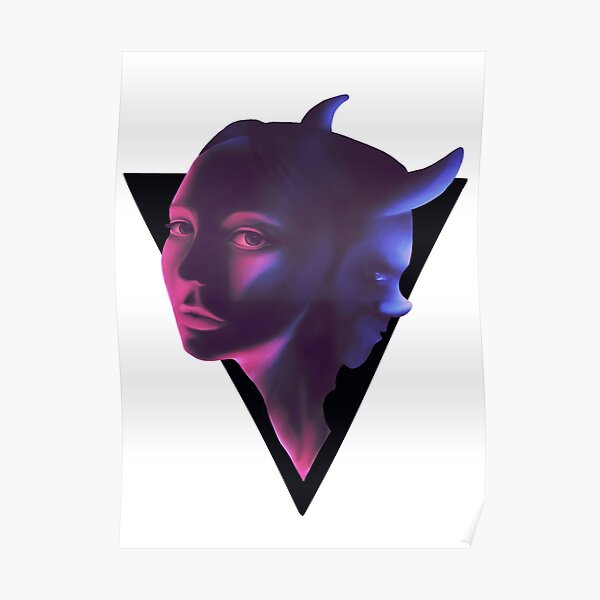"Two-face" Poster for Sale by malrog | Redbubble