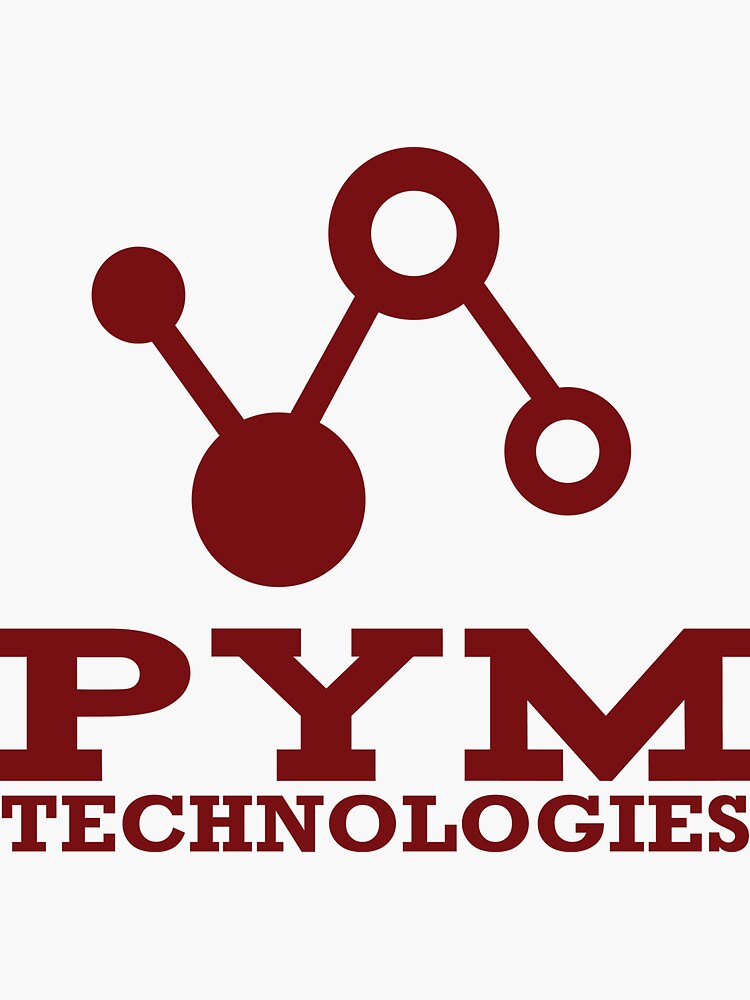 "Pym Technologies Logo red" Sticker for Sale by LURKnz | Redbubble