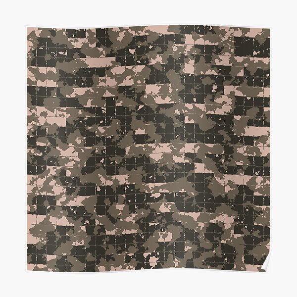 "Army Camo Mozaic Tiles Camouflage Patterns in Green, Gray and Black ...