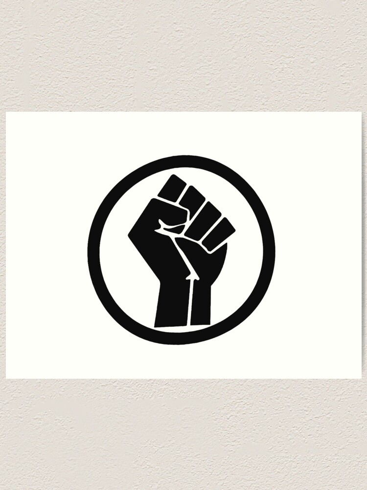 "BLM Logo" Art Print by Lamp-Creation | Redbubble
