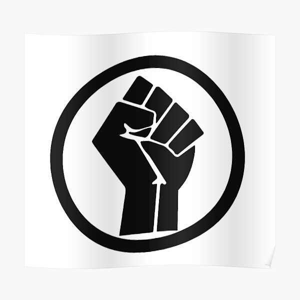 "BLM Logo" Poster by Lamp-Creation | Redbubble