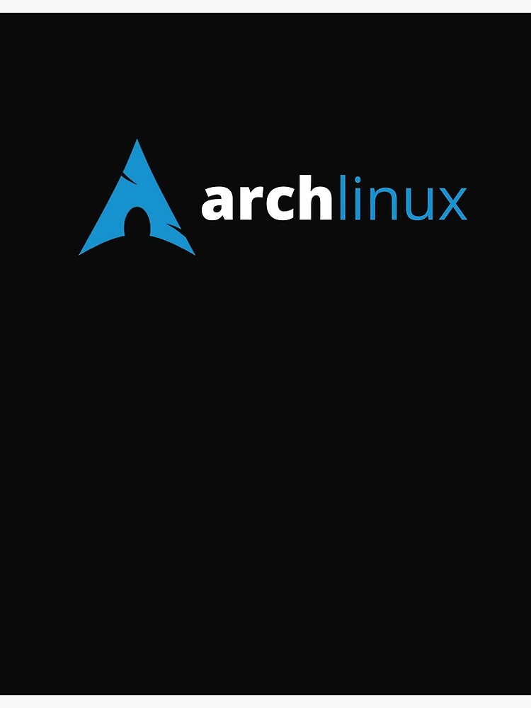"archlinux logo" Poster by chalak | Redbubble