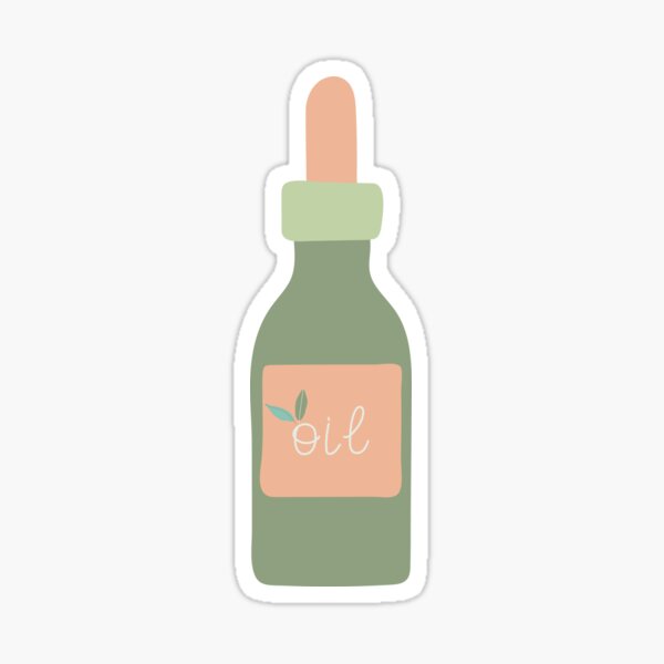 "Face Oil " Sticker for Sale by AyselZDesign | Redbubble