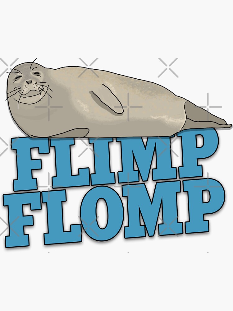 "flimp flomp seal" Sticker for Sale by bertance | Redbubble