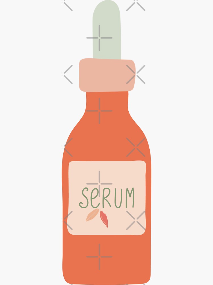 "Face Serum" Sticker for Sale by AyselZDesign | Redbubble