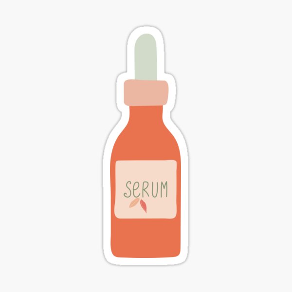 "Face Serum" Sticker for Sale by AyselZDesign | Redbubble