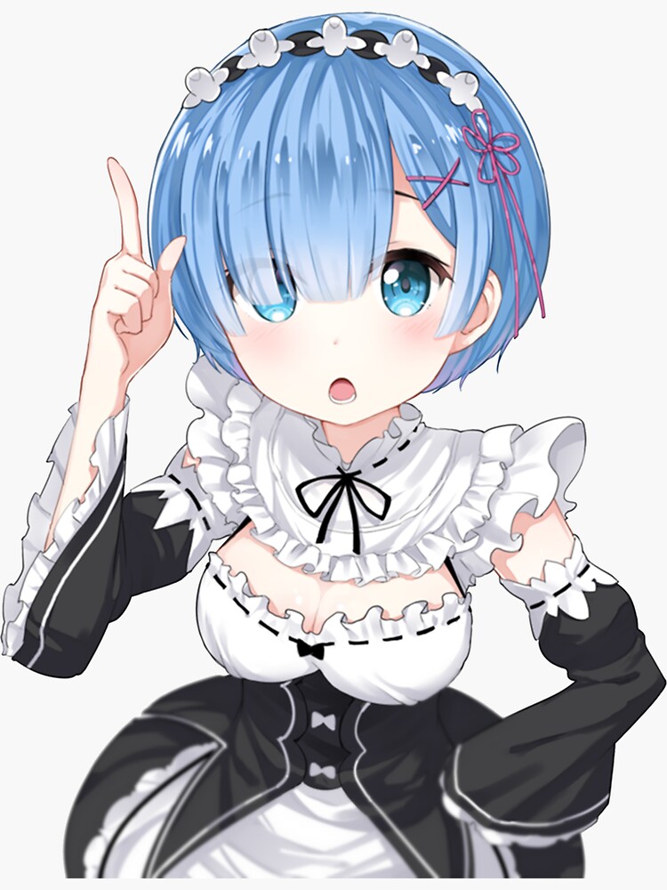 "rem" Sticker by Iva0101 | Redbubble