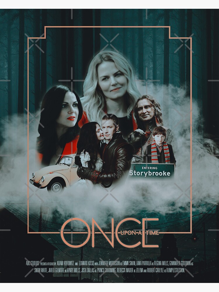 "Once Upon A Time Poster" Sticker by kacper0623 | Redbubble