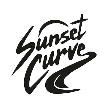 "Sunset Curve logo" Sticker by ivngraphics | Redbubble