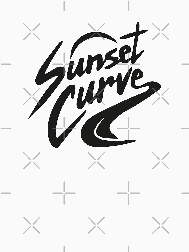 "Sunset Curve logo" T-shirt for Sale by ivngraphics | Redbubble ...
