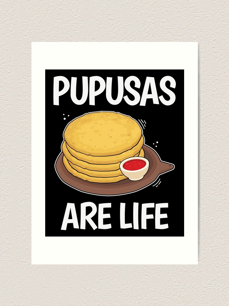 Lámina artística « Este diseño de pupusa es una excelente manera de ...