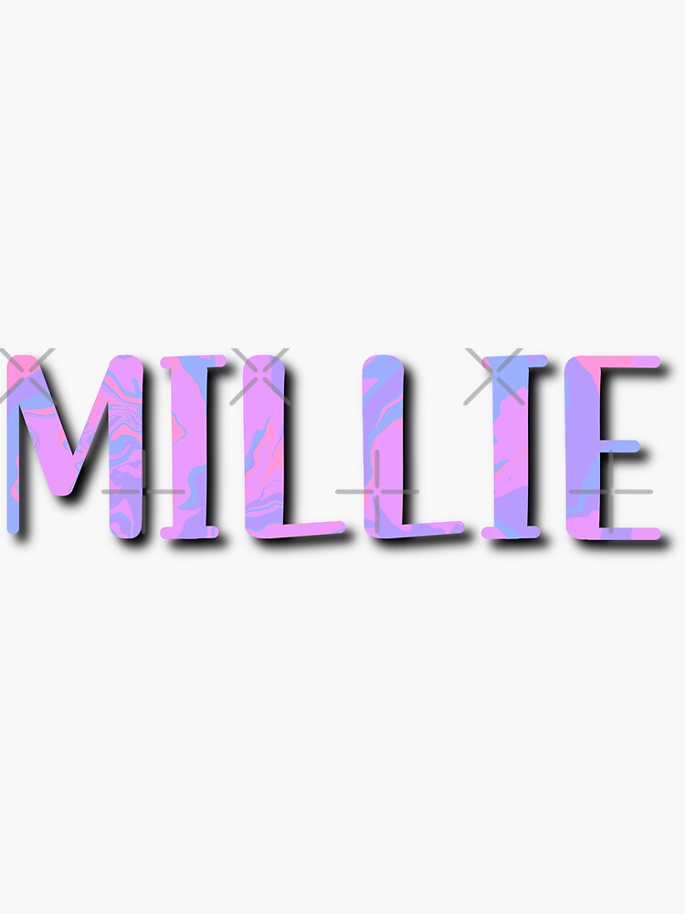 "Millie" Sticker for Sale by dolphin1128 | Redbubble