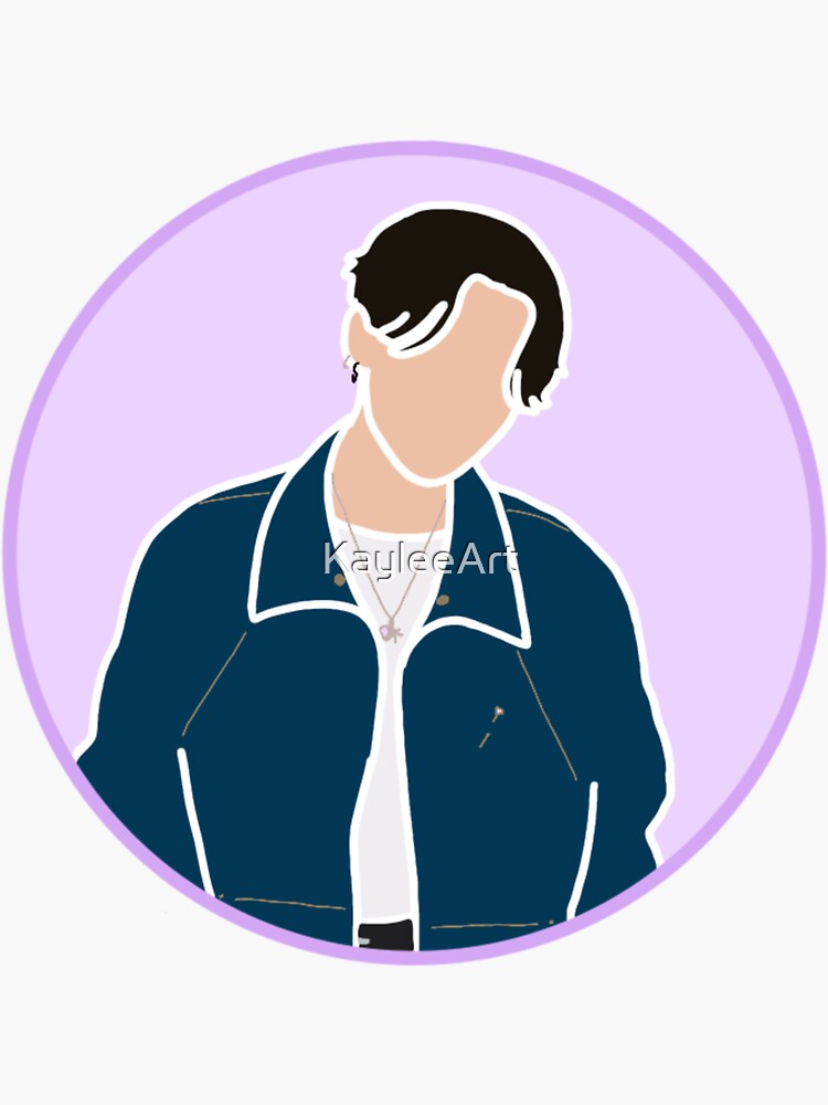 "Minimalistic Jungkook Dynamite" Sticker for Sale by KayleeArt | Redbubble