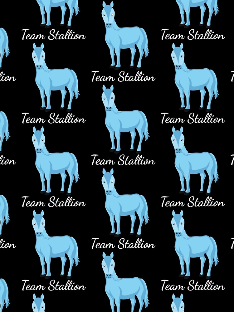 "Horse Theme Gender Reveal Team Stallion print" Leggings by ...