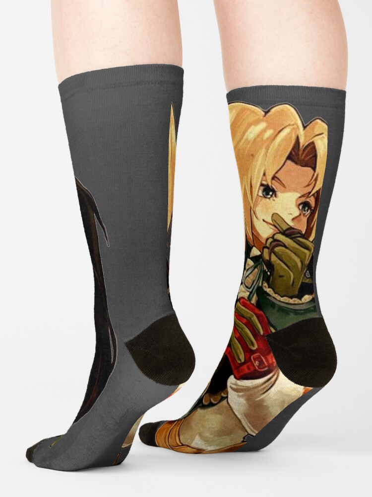 "FFIX Zidane and Garnet" Socks by CassidyCreates | Redbubble