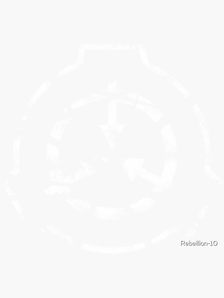 "SCP Foundation symbol-cracked" Sticker for Sale by Rebellion-10 ...