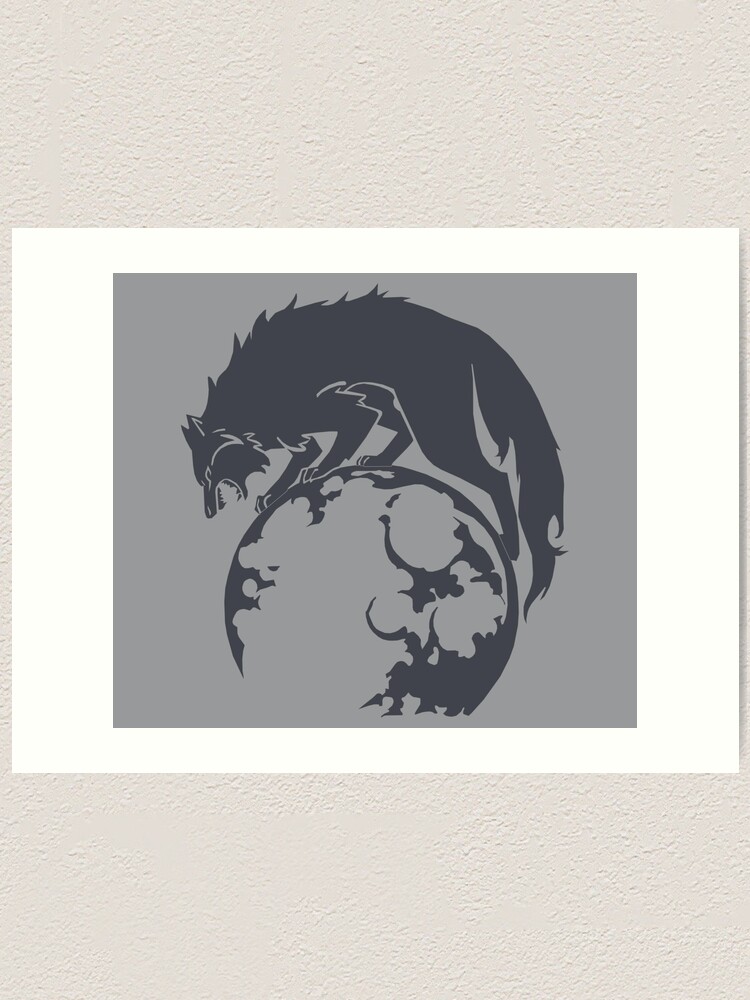 "Ashen Wolves Logo - Version 1" Art Print by AngeliaLucis | Redbubble