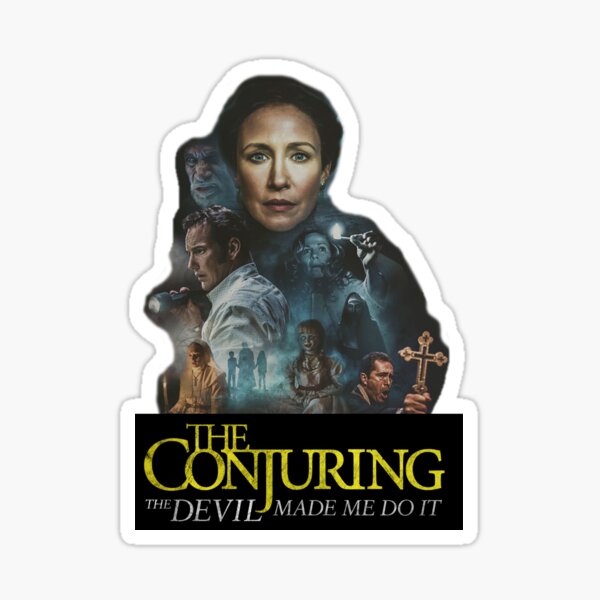 "The conjuring" Sticker for Sale by meetmymemories | Redbubble