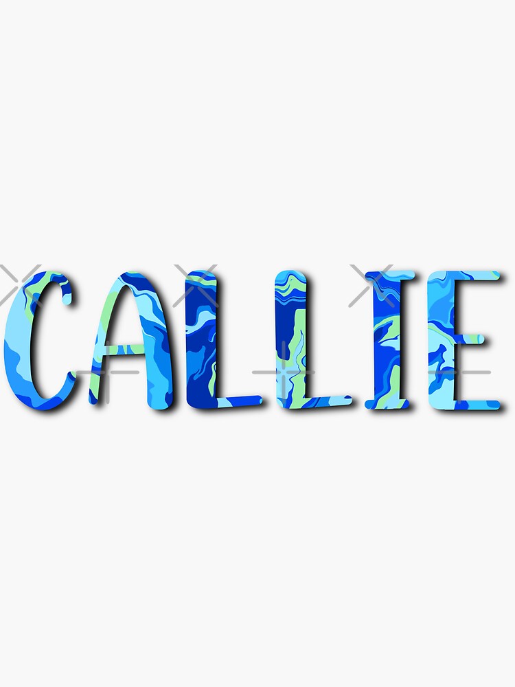 "Callie" Sticker by dolphin1128 | Redbubble