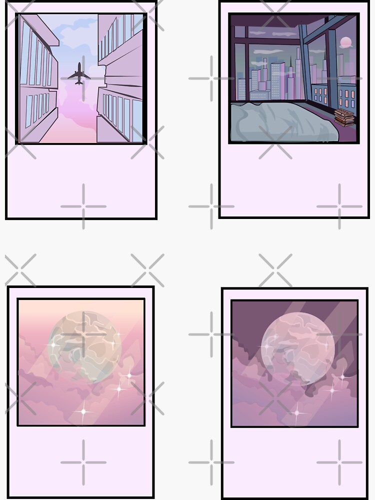 "Pastel sticker pack l Polaroids aesthetic sticker pack" Sticker by ...