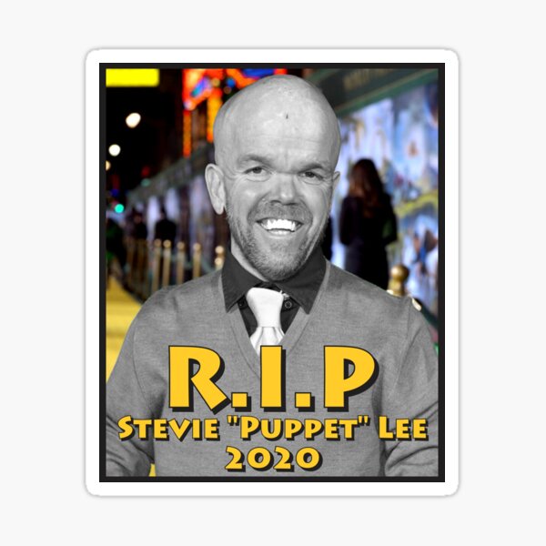 "Nderek Belosungkowo RIP stevie puppet lee" Sticker for Sale by Kylodt ...