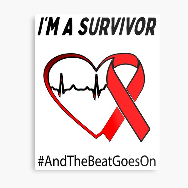 Heart Attack Survivor Wall Art | Redbubble