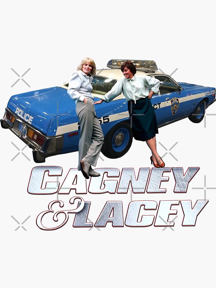 "Retro Throwback Cagney and Lacey Girl Power Tribute" Sticker for Sale ...