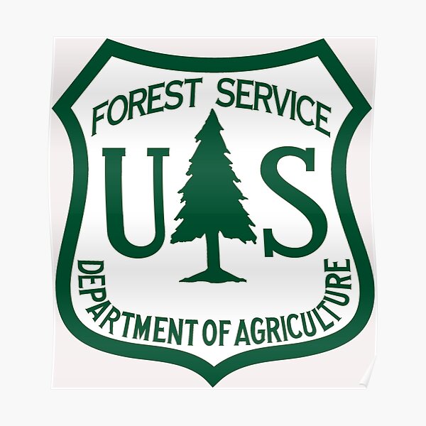 "U.S. Forest Service Logo (Green w/ White Background)" Poster by ...