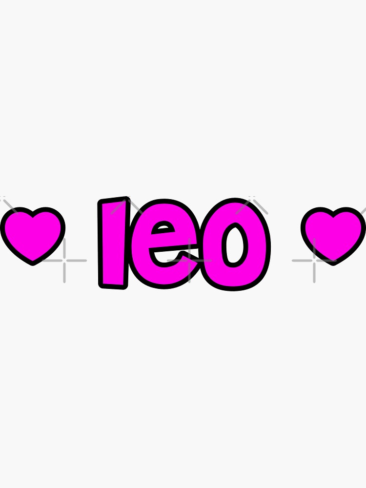 "y2k aesthetic hot pink leo" Sticker by STAR10008 | Redbubble