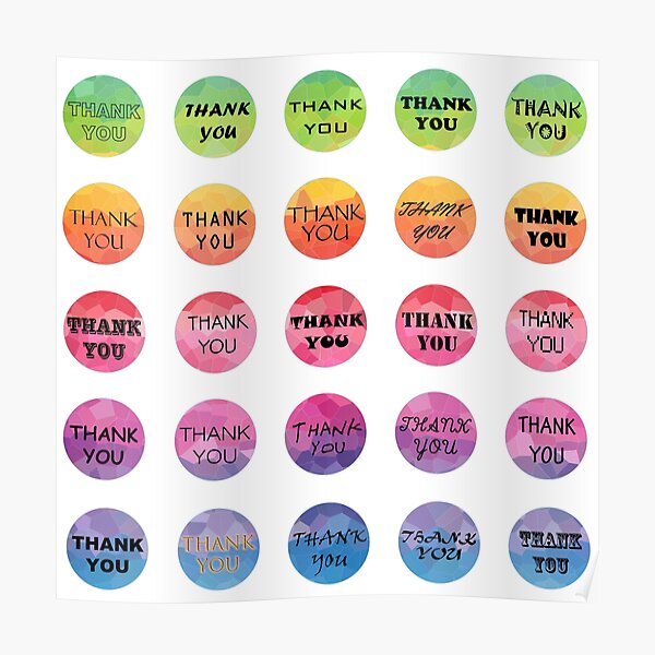 Thankyou Posters | Redbubble