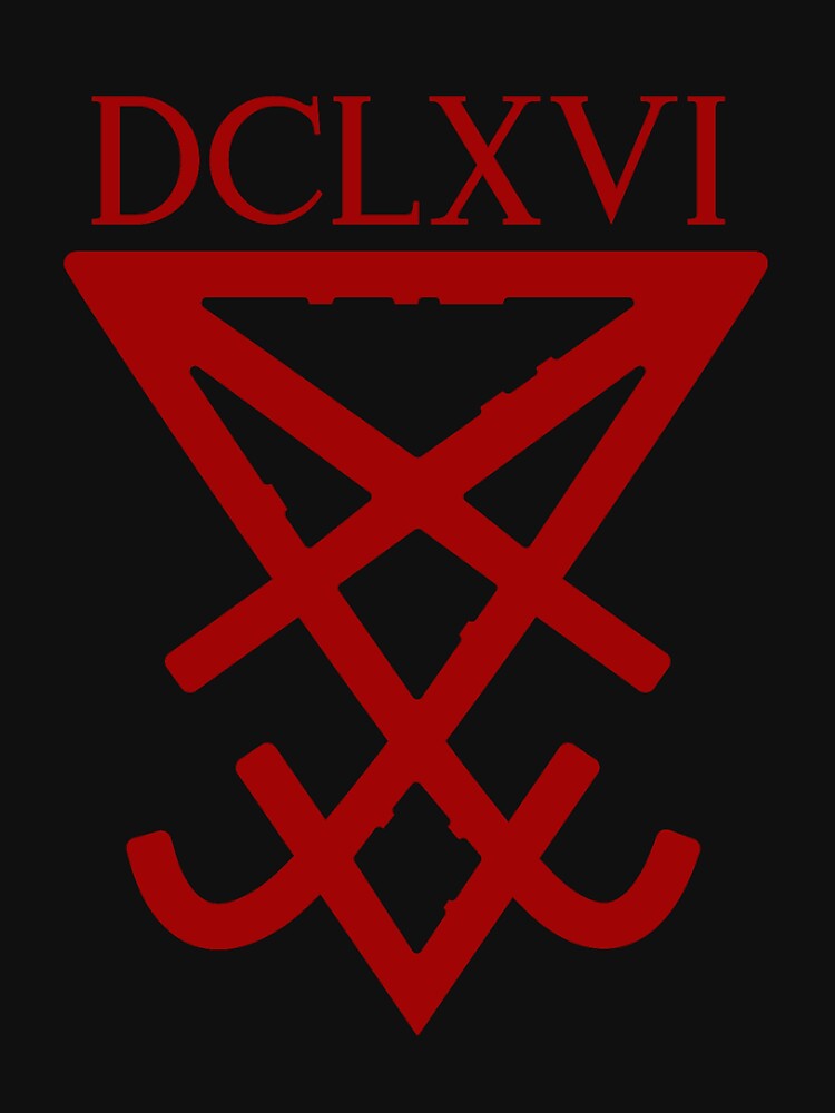 "DCLXVI" T-shirt for Sale by ShoppeMorbid | Redbubble | satanic t ...