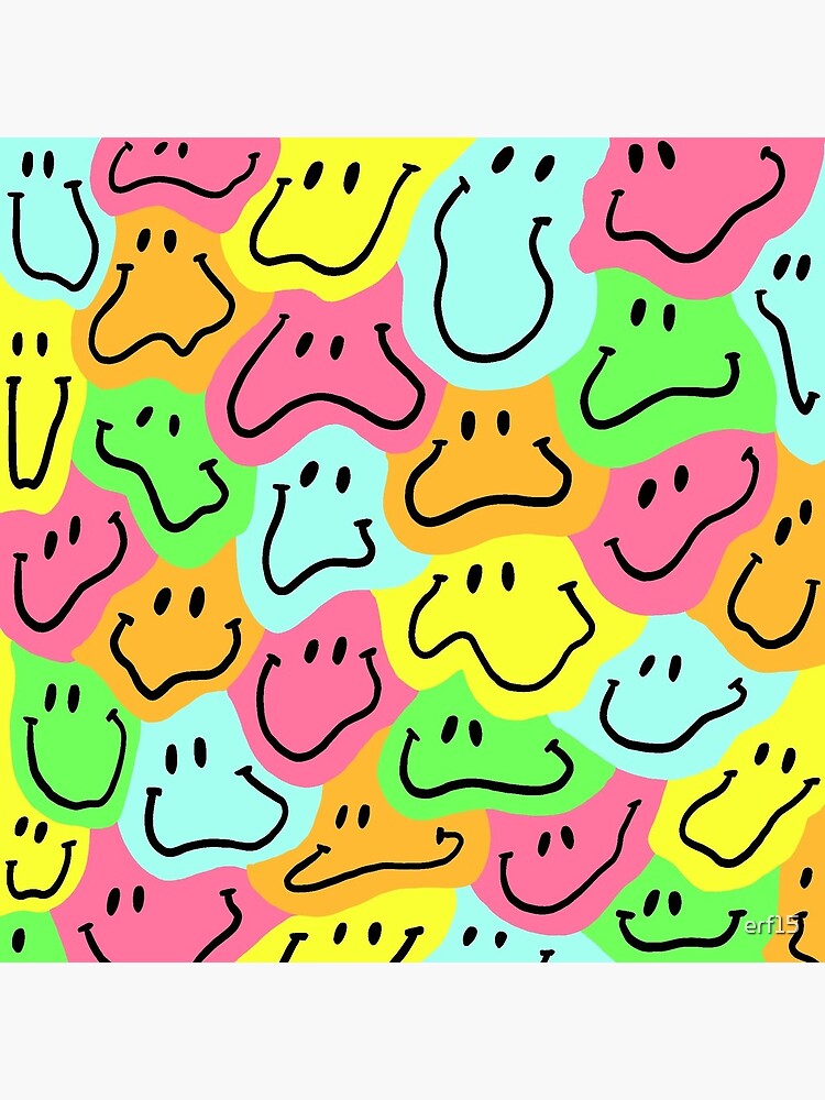 "smiley face pattern" Art Print for Sale by erf15 | Redbubble