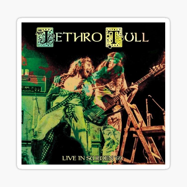 "jethro tull sweden 1969 tour 2021 persada" Sticker for Sale by ...