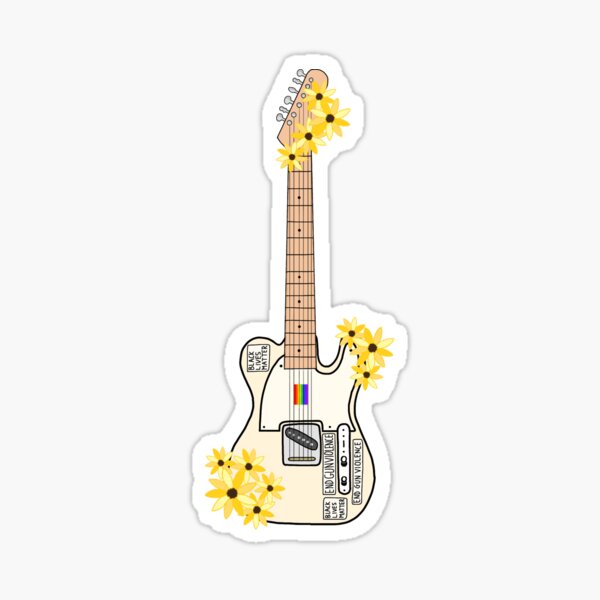 "HS Guitar" Sticker by turtleducc | Redbubble