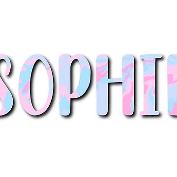 "Sophie" Sticker for Sale by dolphin1128 | Redbubble