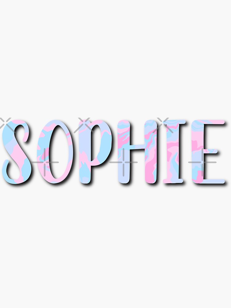 "Sophie" Sticker for Sale by dolphin1128 | Redbubble