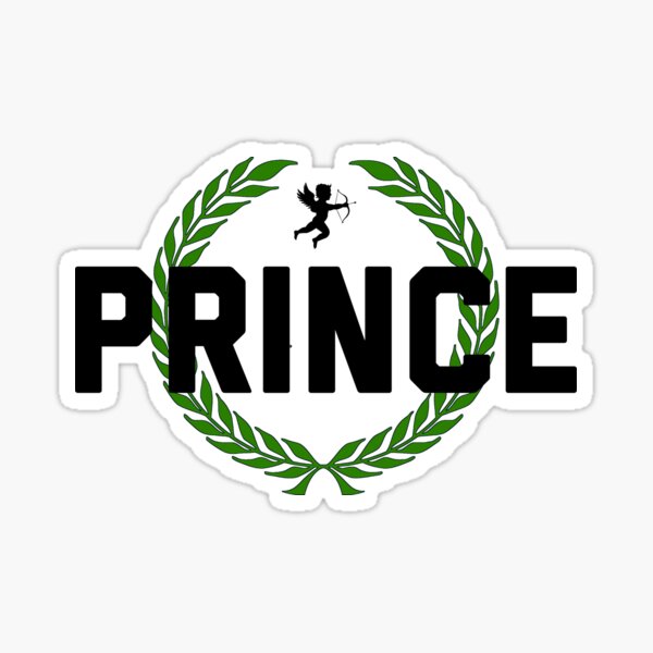 "PRINCE" Sticker by Desznr | Redbubble