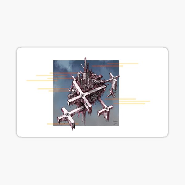 "Apocalyptic" Sticker for Sale by Denis Godyna | Redbubble