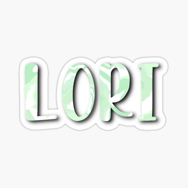 "Lori" Sticker for Sale by dolphin1128 | Redbubble