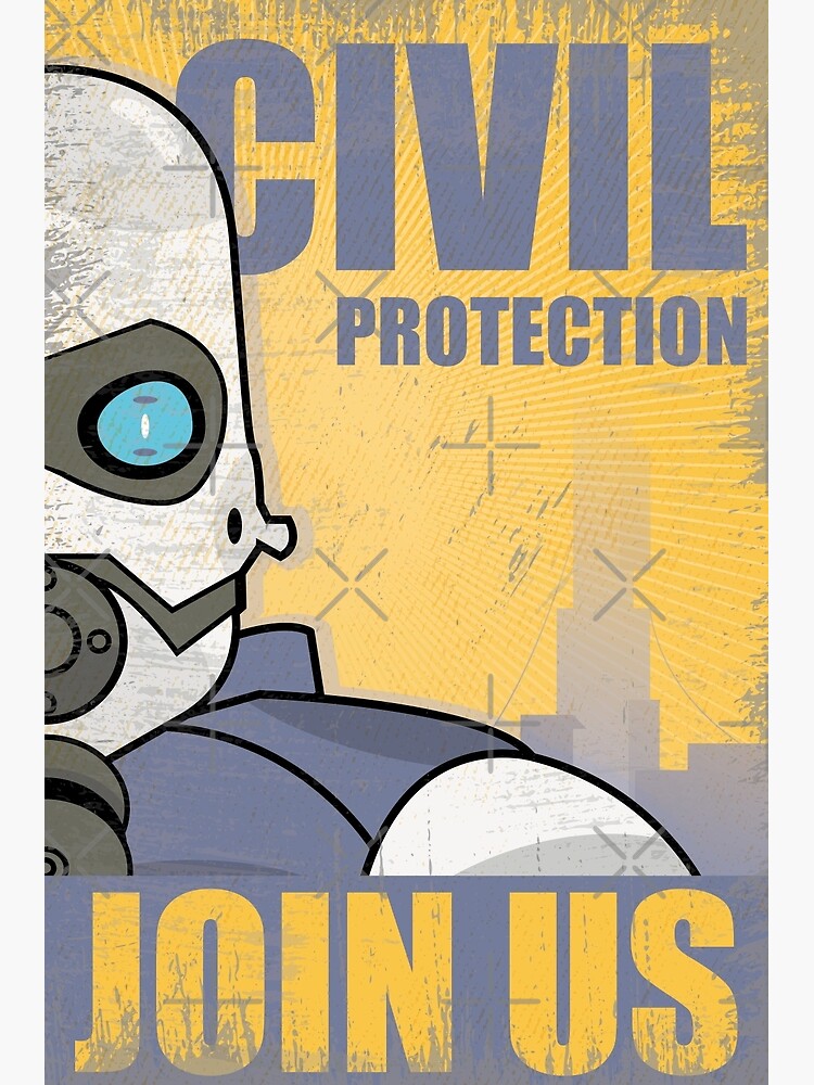 "Civil Protection - Half Life" Poster for Sale by Soronelite | Redbubble