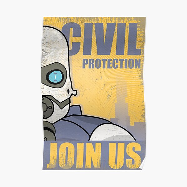 "Civil Protection - Half Life" Poster for Sale by Soronelite | Redbubble