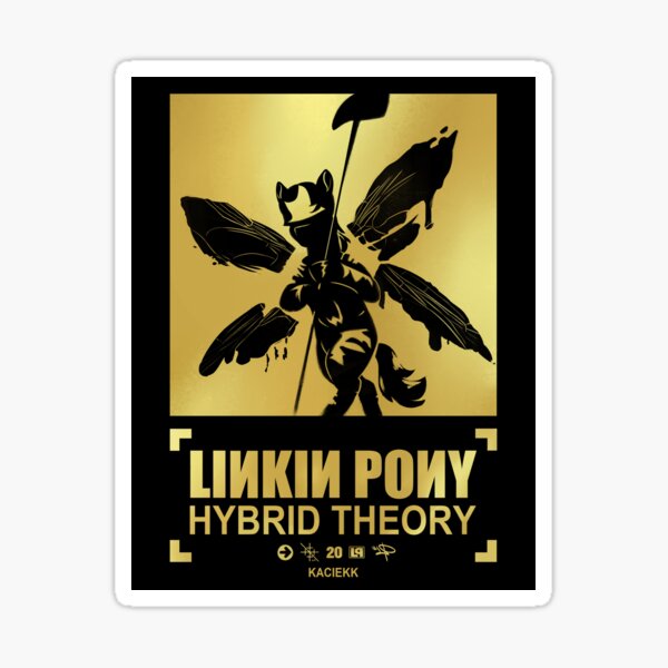 "Hybrid Theory 20" Sticker for Sale by Kaciekk | Redbubble