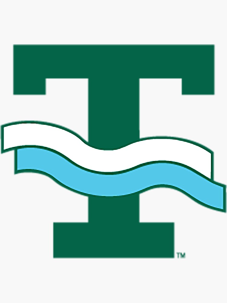 "Tulane University Green Wave Vintage Logo" Sticker for Sale by ...