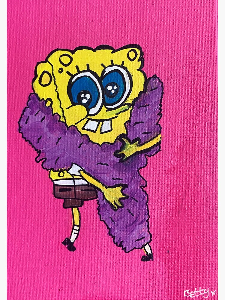"Fancy Spongebob" Sticker for Sale by bethx1110 | Redbubble