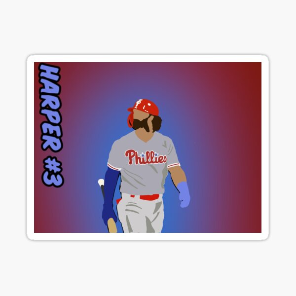 "Bryce Harper" Sticker for Sale by creationswcat | Redbubble