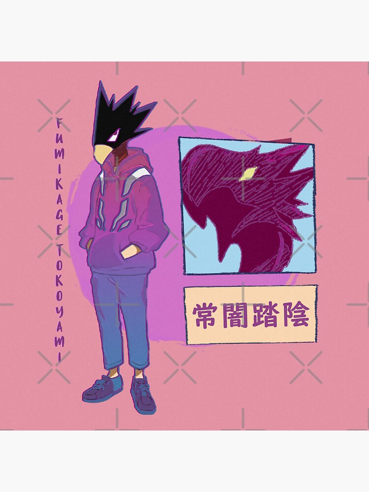 "Fumikage Tokoyami Aesthetic" Sticker by Nezuneko | Redbubble