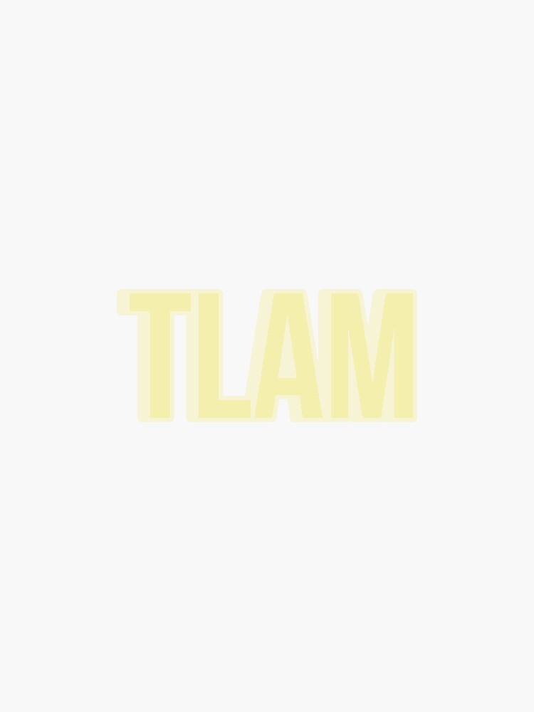 "TLAM" Sticker for Sale by litlexa | Redbubble