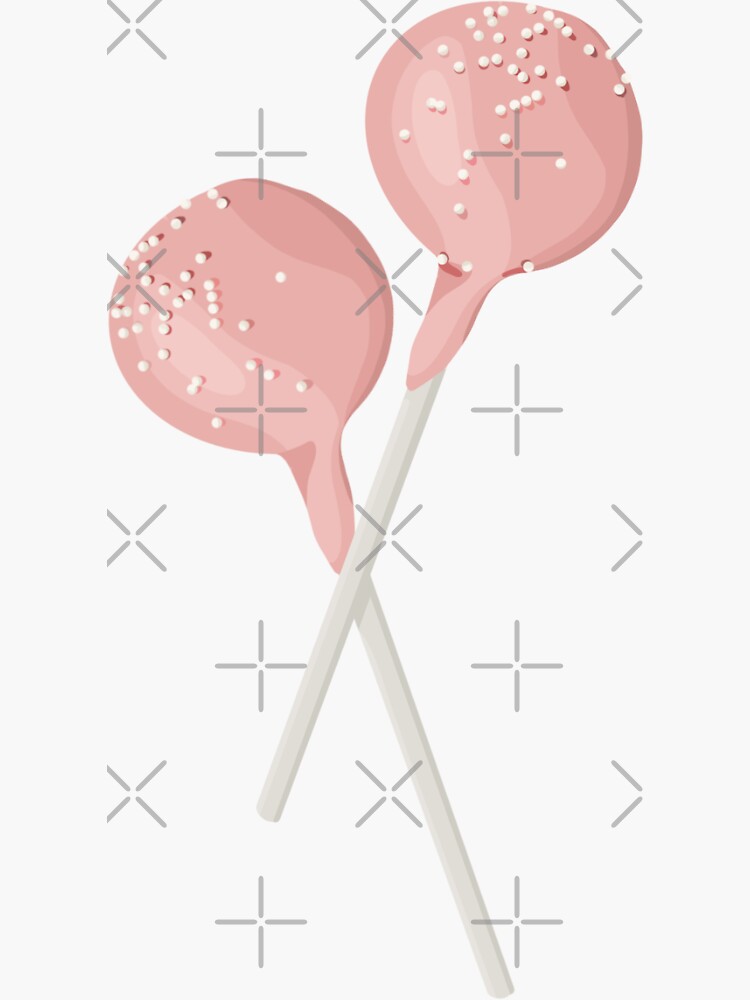 "Double Birthday Cake Pop" Sticker for Sale by hillow | Redbubble