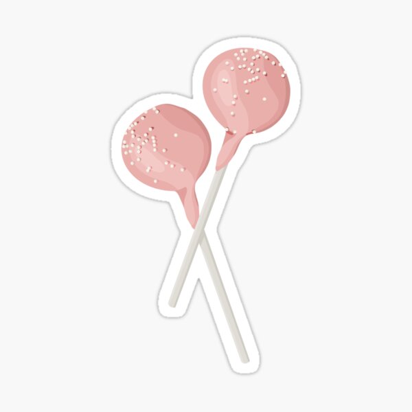 "Double Birthday Cake Pop" Sticker for Sale by hillow | Redbubble