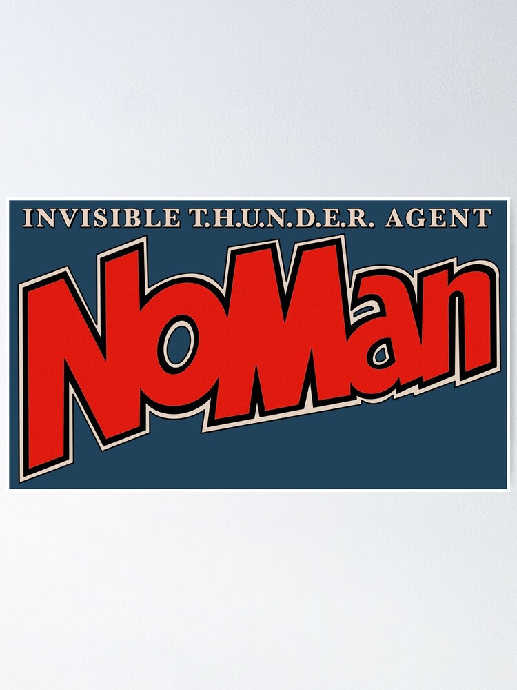 "Thunder Agent NoMan logo " Poster by 13thFloorDesign | Redbubble